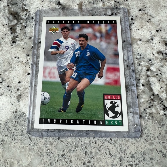 upper deck | Toys | Mint Roberto Baggio Upper Deck 993 Card | Poshmark